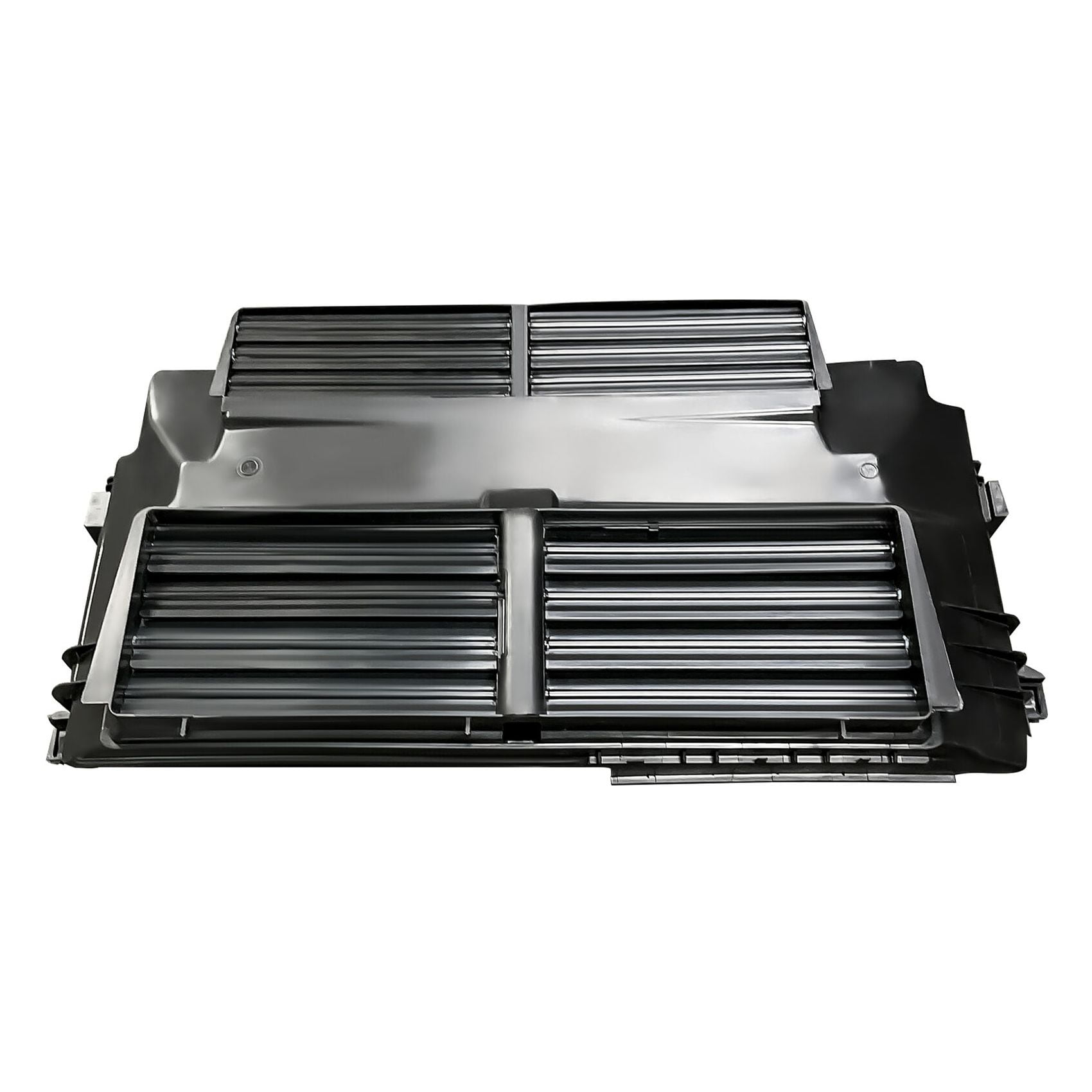 FEMPRXZ Radiator Shutter Plastic (Polypropylene) Black Front for Ford ...