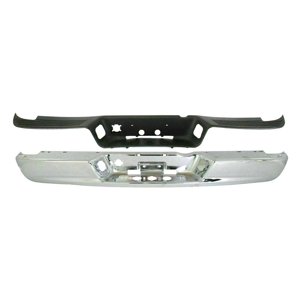 FEMPRXZ Rear Chrome Bumper + Step Pad P150422184033 for Dodge for Ram ...