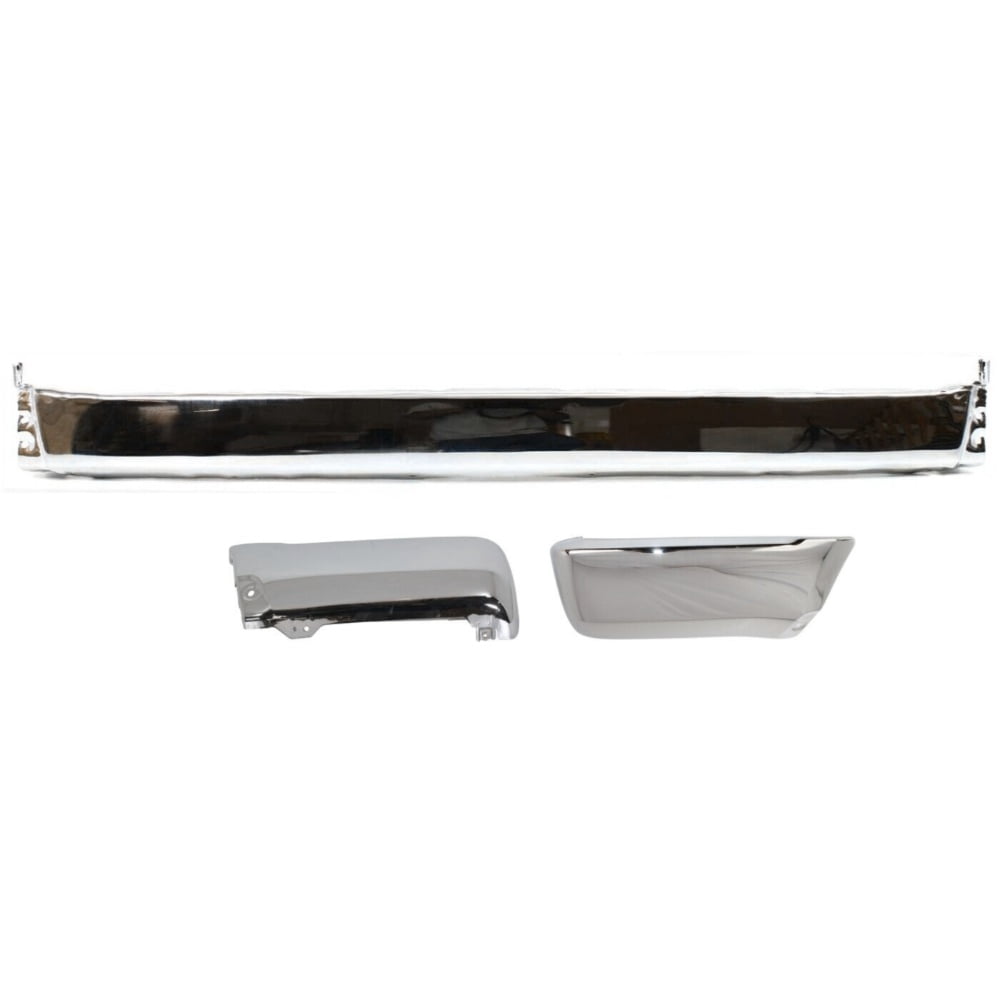 FEMPRXZ Set of 3 Rear Step Bumper Face Bars Chrome (Steel) for Toyota ...