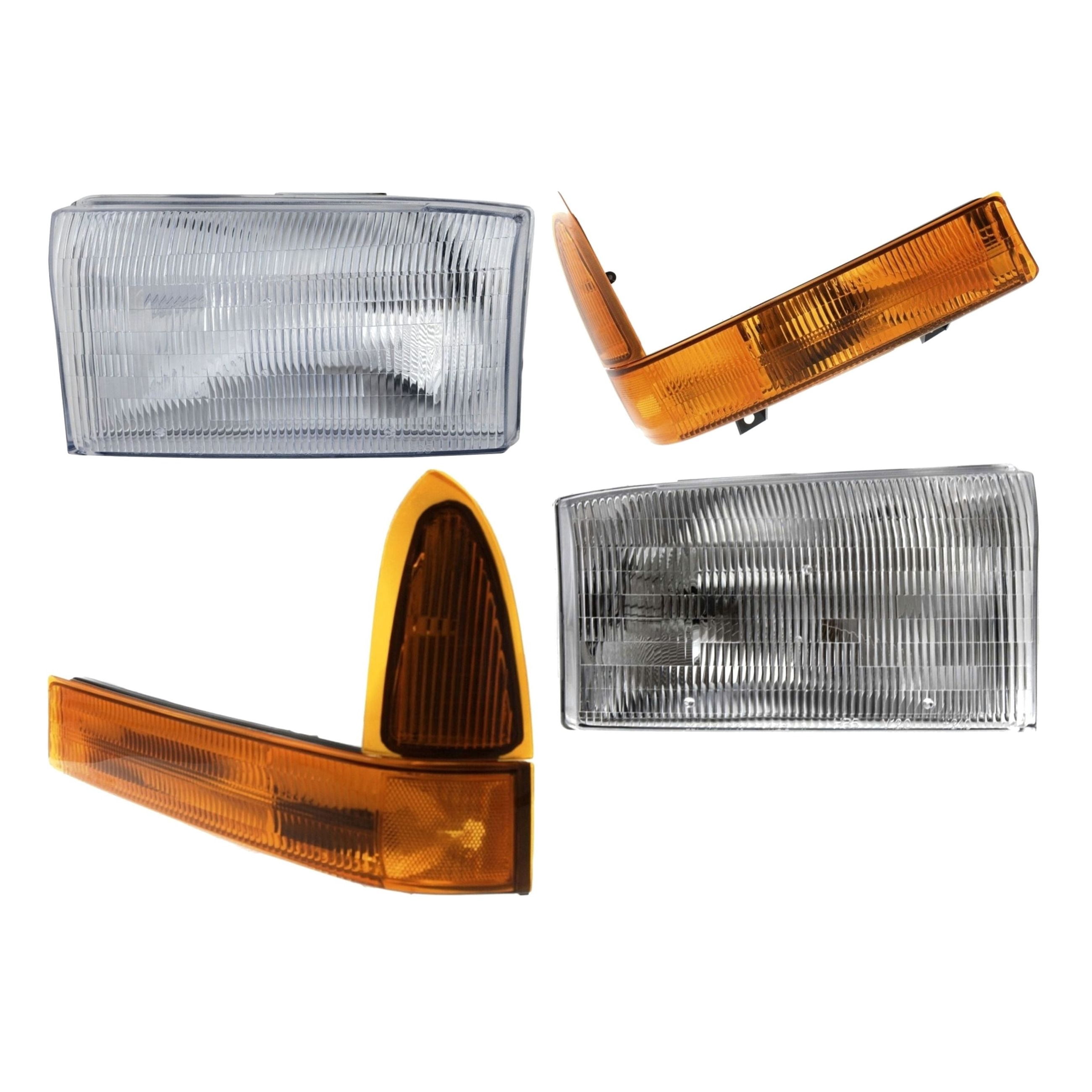 FEMPRXZ Set of 4 Headlight + Left Brake Light + Brake Light + Right ...