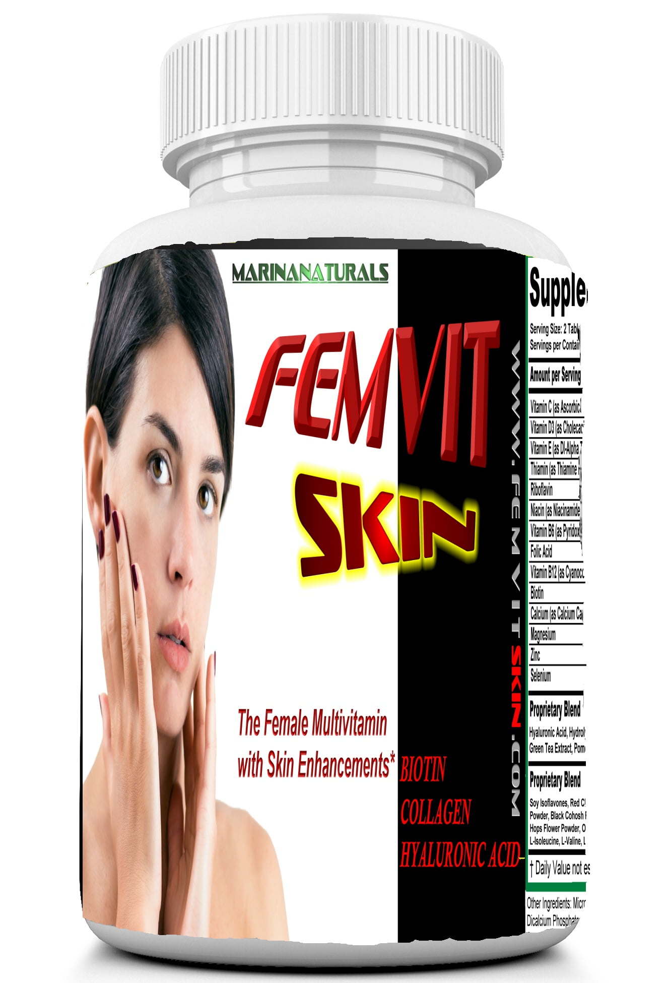 FEMVIT SKIN, the Female Multivitamin, Multi-Minerals and Herbal ...
