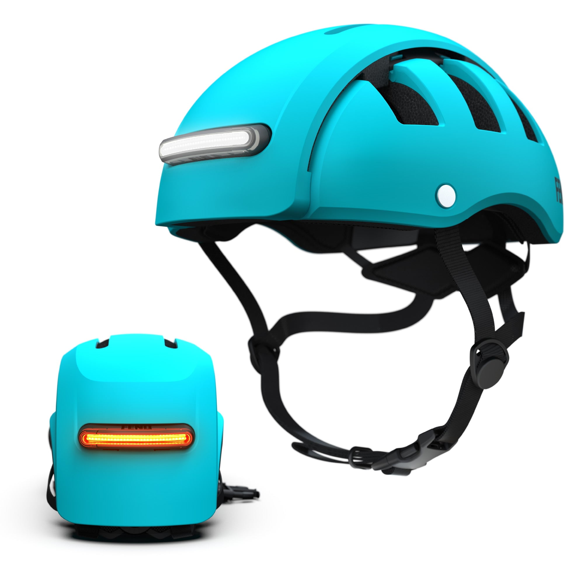 FEND Super Helmet With Ultra-Bright Lights - Adult Mens and Womens Bike ...