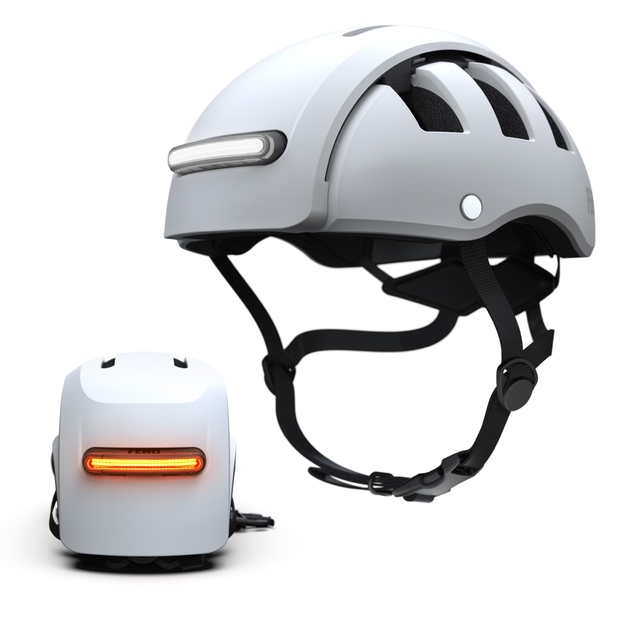 FEND Super Helmet With Ultra-Bright Lights - Adult Mens and Womens Bike ...