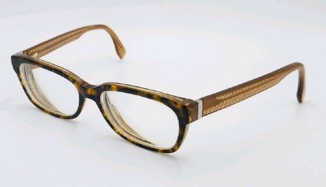 FENDI FF0004-7PL-53 Eyeglasses Size 53 16 140 Brown Tortoise - Walmart.com