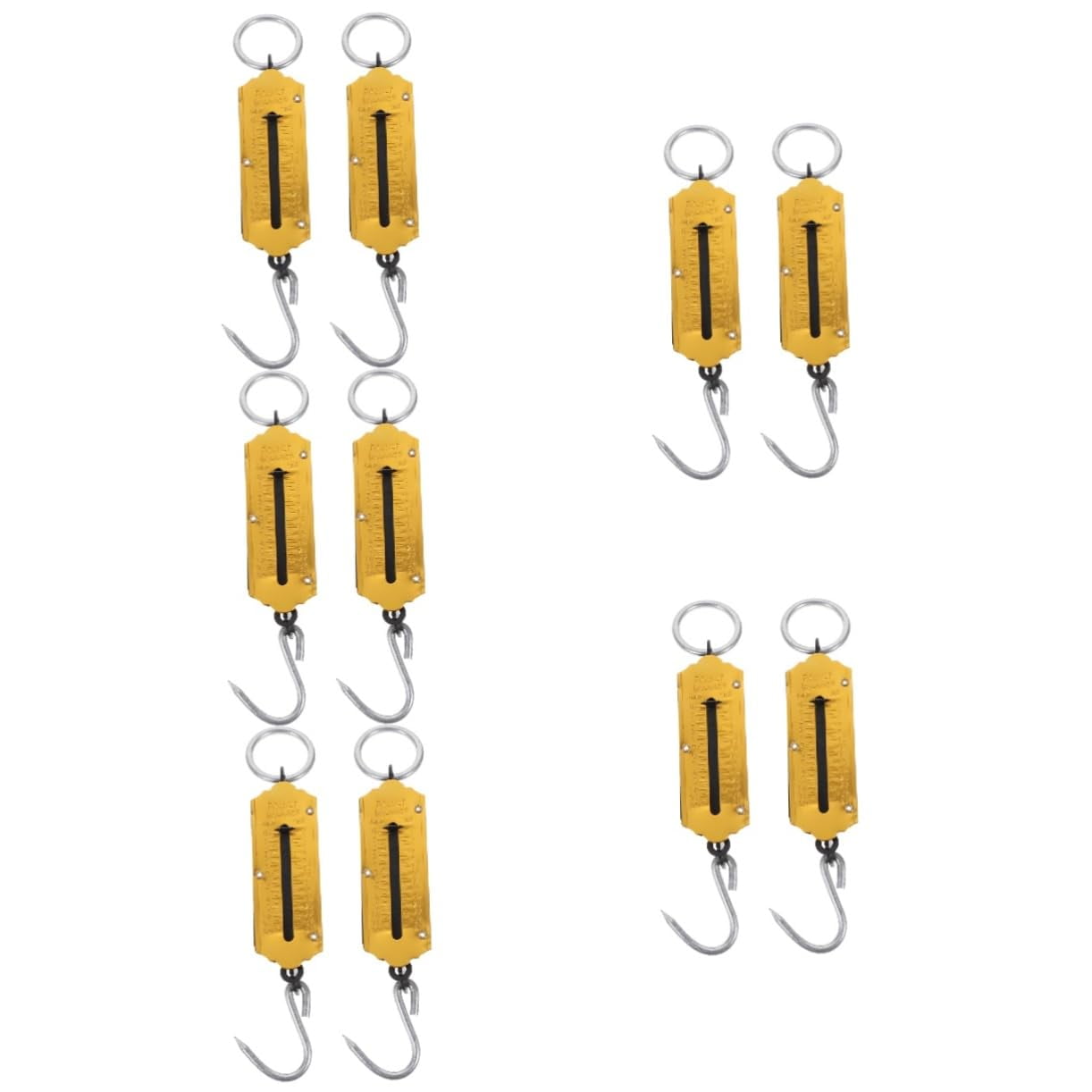 FENG10 Pcs Spring Scale Hanging Scale Portable Scales for Body Weight ...