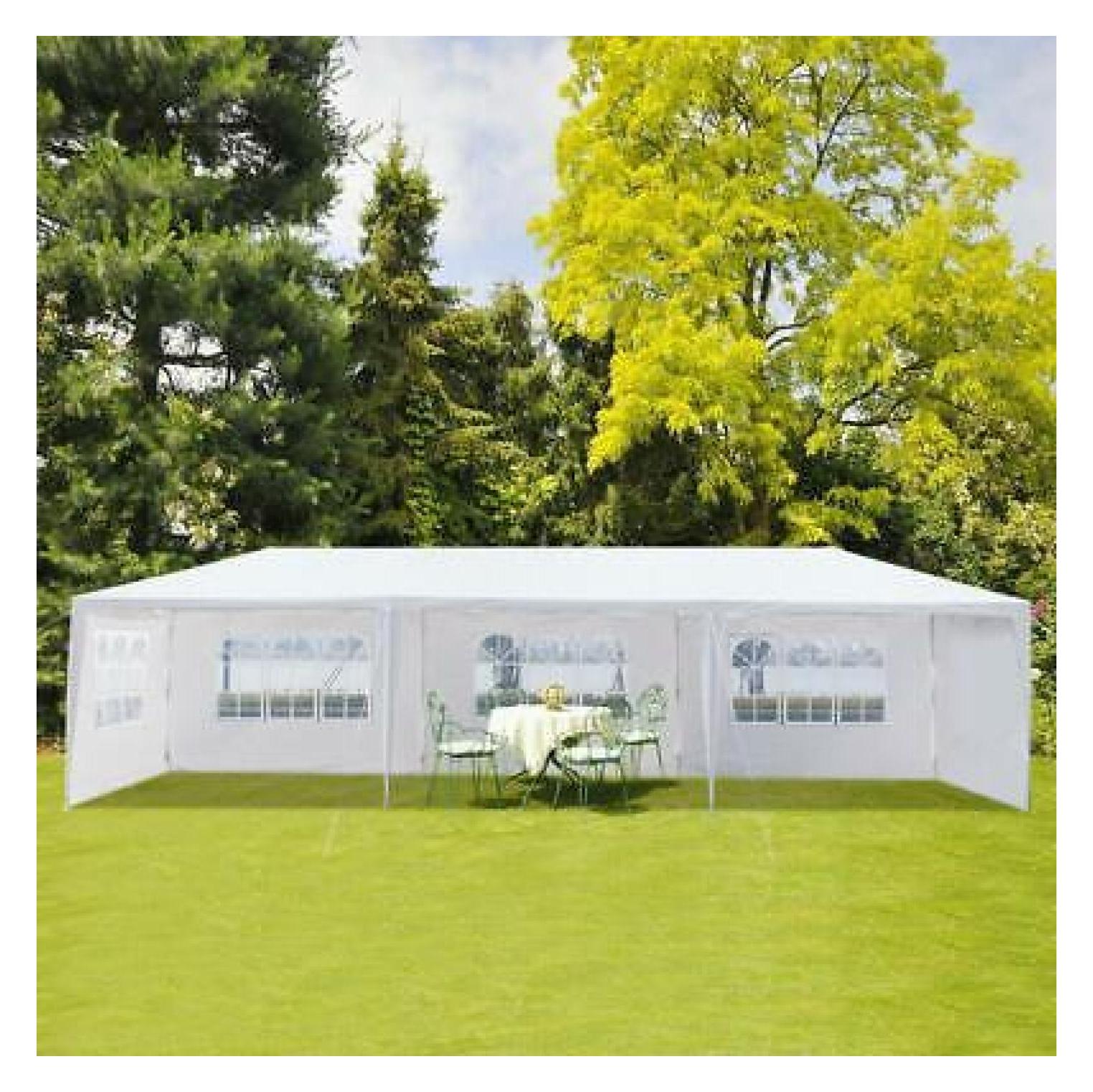 FENG20 10'x30' Canopy Party Wedding Tent Outdoor Gazebo Pavilion With 5 ...