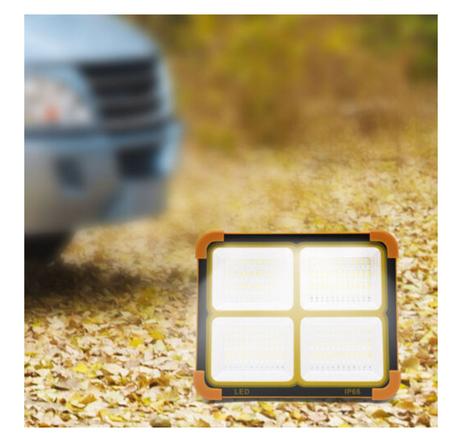 FENG20 100W Solar Rechargeable LED Work Light Portable Emergency ...