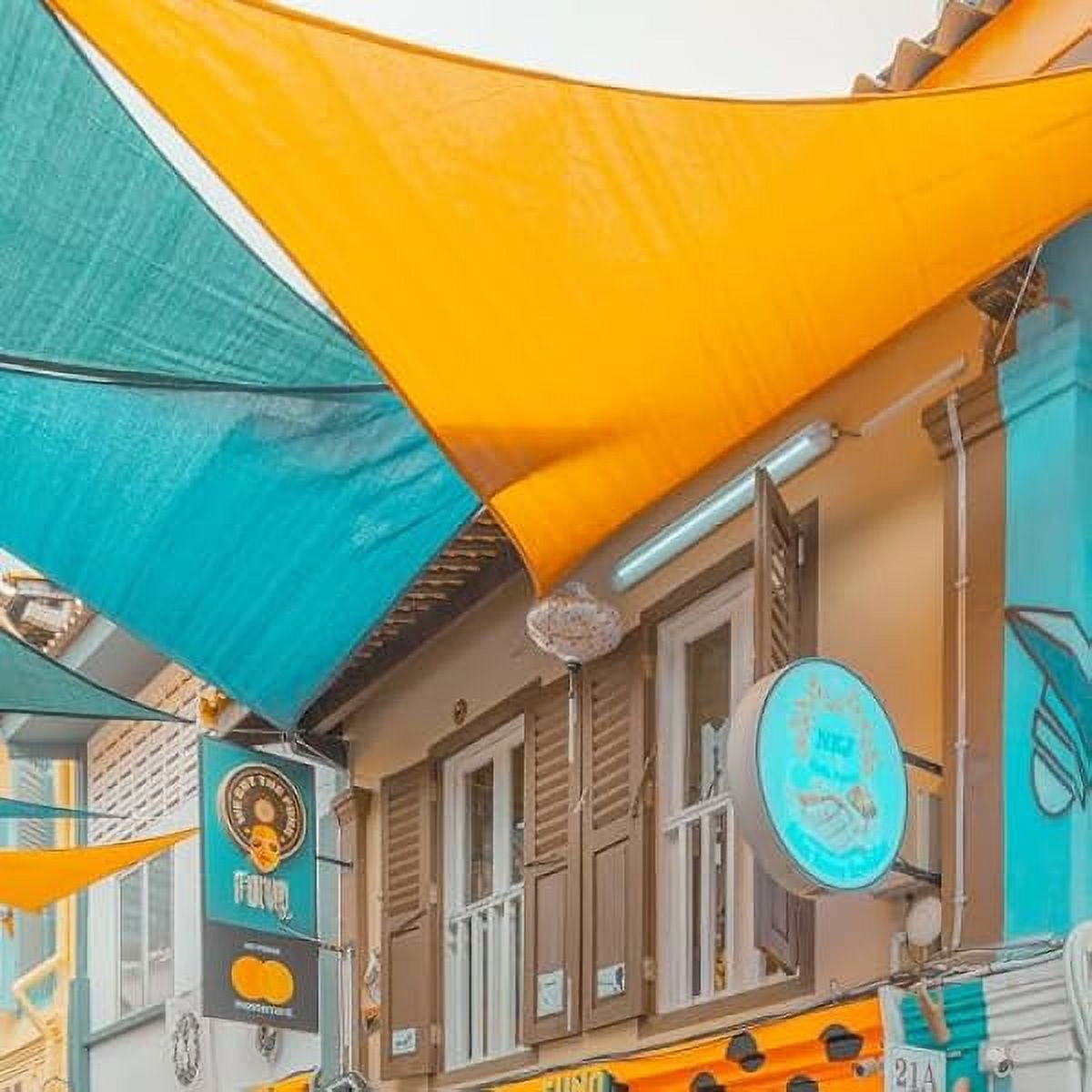 FENG20 Outdoor Triangle Shades Sail Sun Shade Cloth Patio Pergola Cover ...