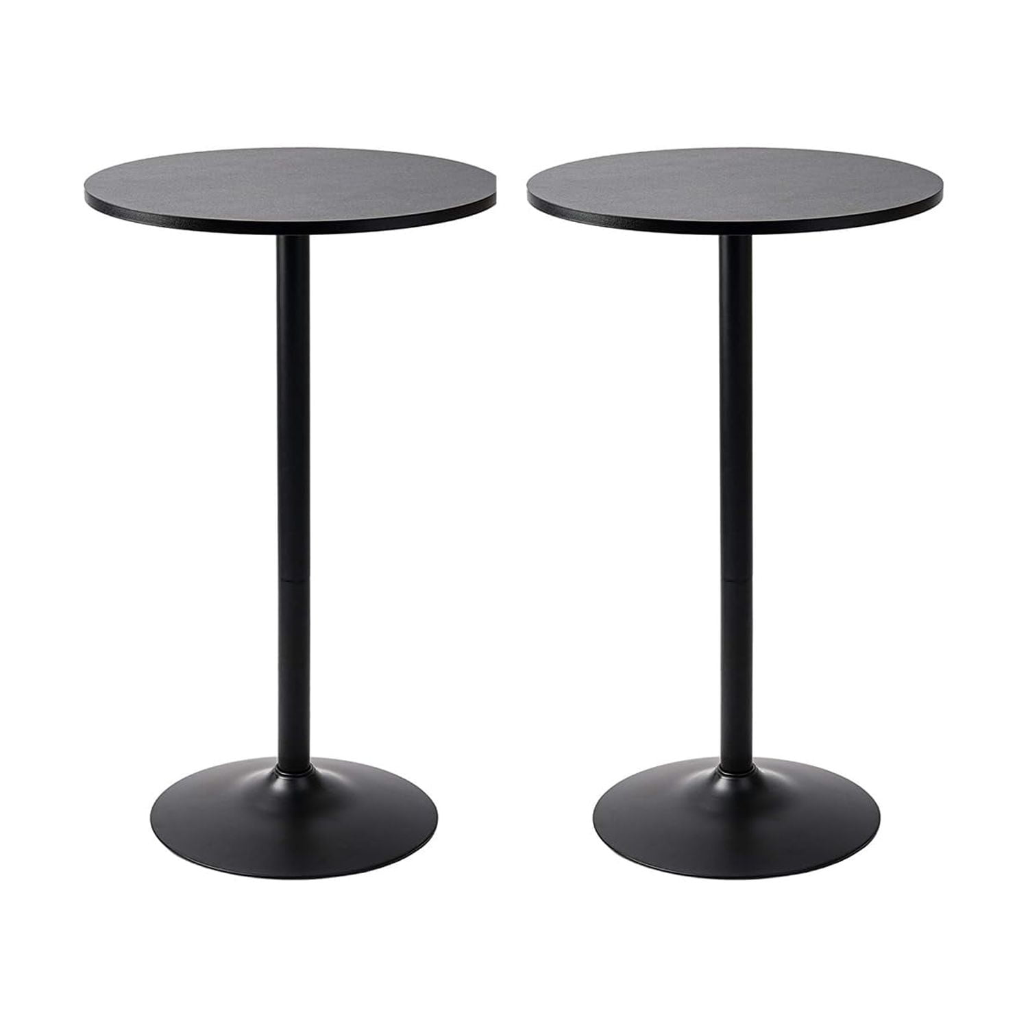 FENG20 Single Round Cocktail Bar, Pub, and Bistro High Top Table with ...