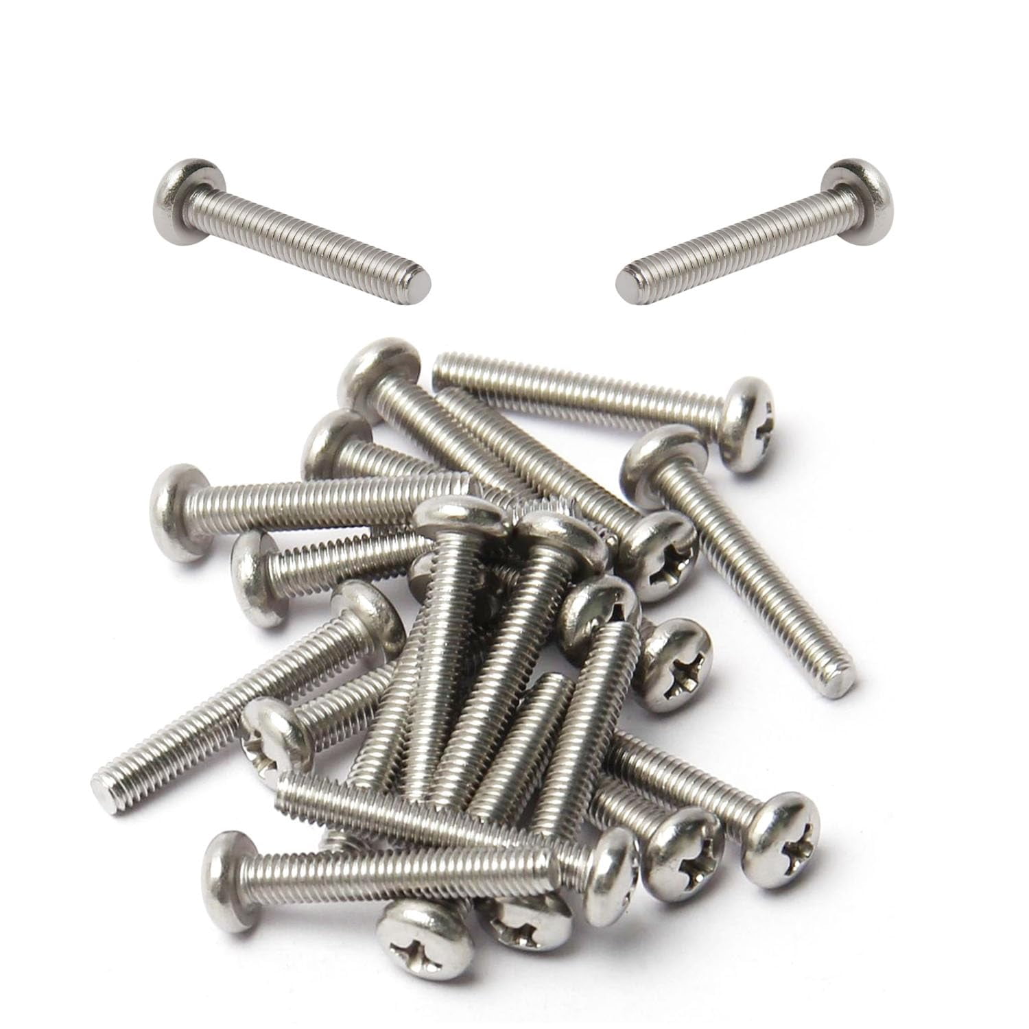 FENG20PCS M4-0.7x25mm Handle Screws Pan Phillips Cross Cabinet Knobs ...