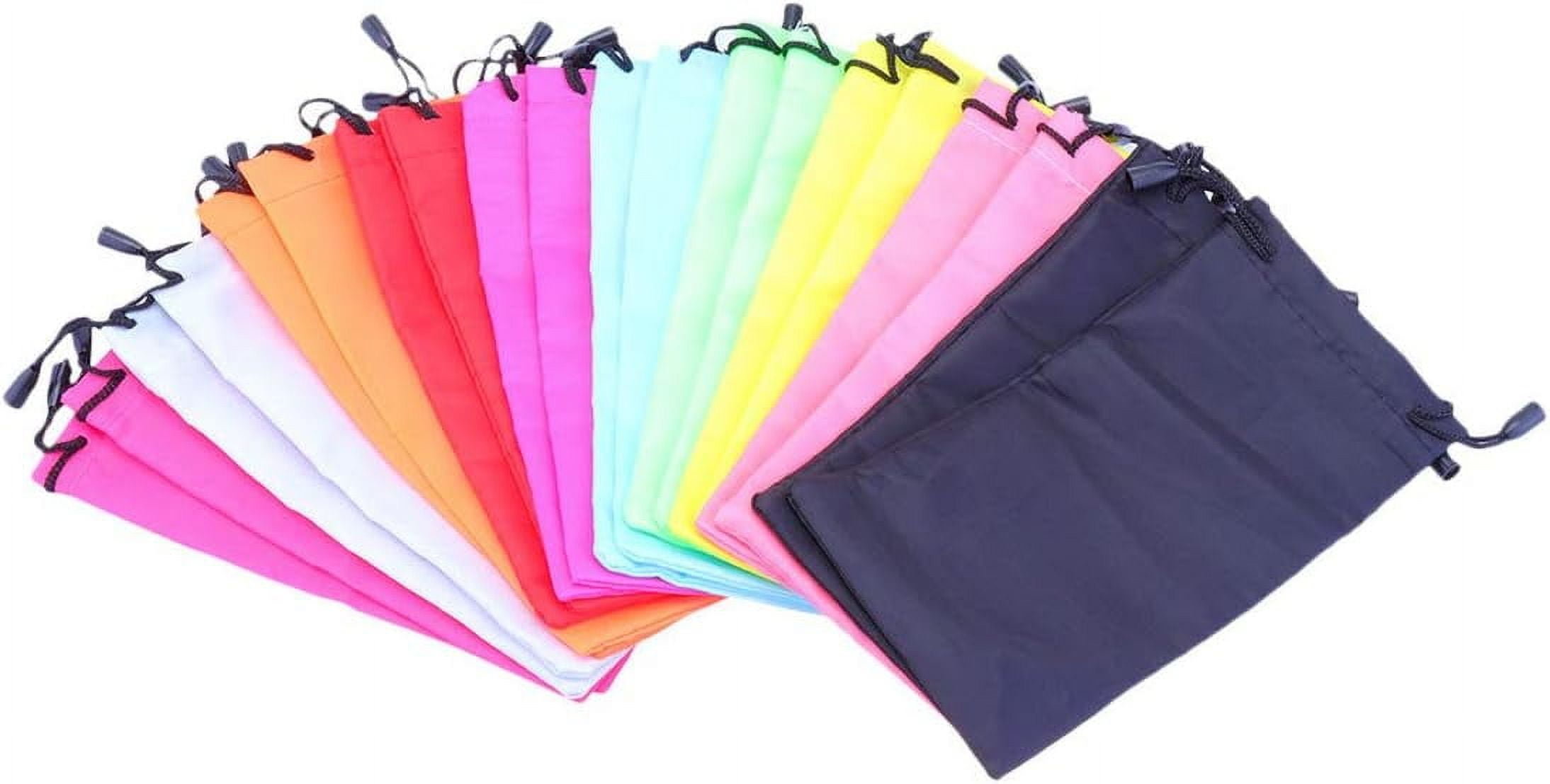 FENG20pcs Glasses Bag Case for Women Soft Eyeglass Cases for Women Sunglasses Organizer Multi ...