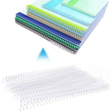 Black Spiral Binding Coils, Plastic Spines for 160 Sheets (12 in, 20mm ...