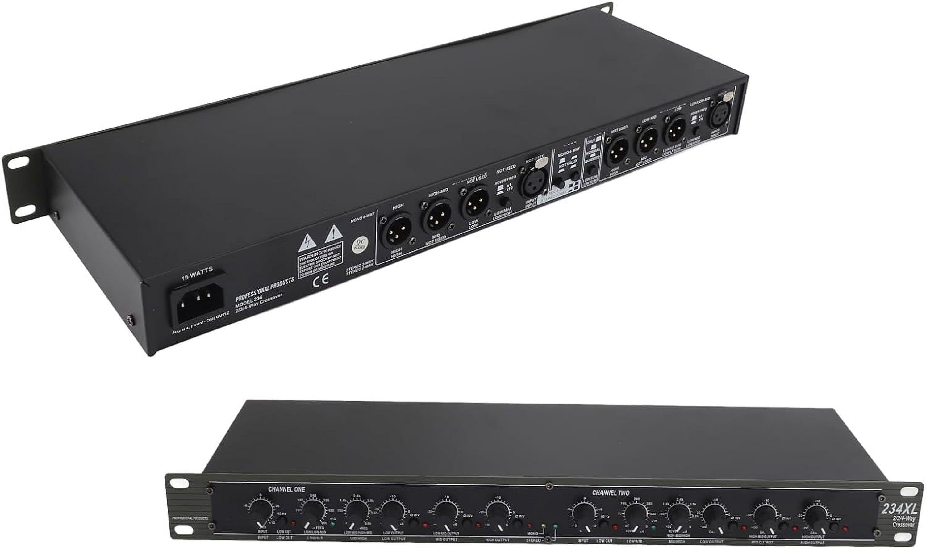 FENG234XL Crossover, Mono 4 Way Crossover for Stage Performance ...