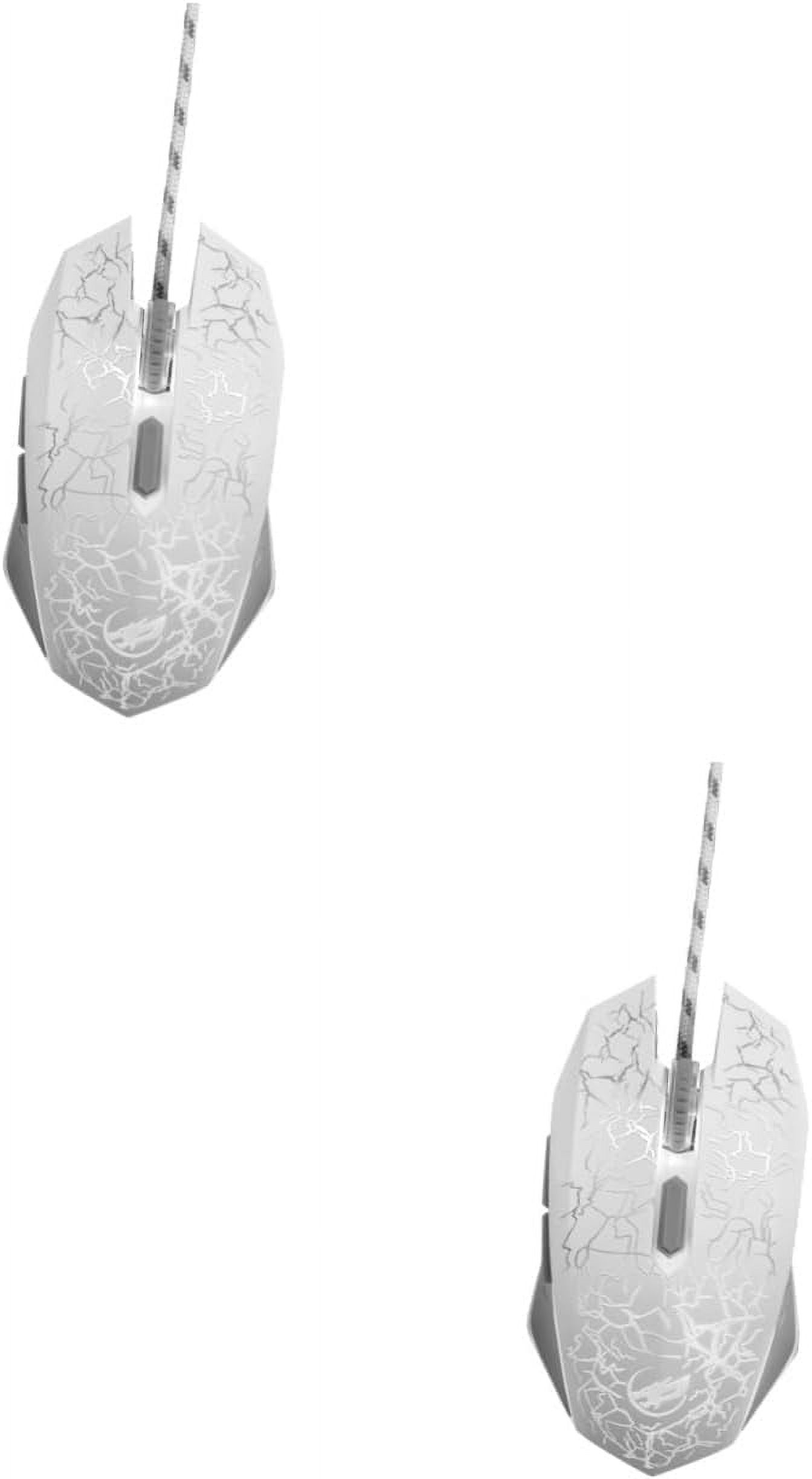 FENG2pcs Led Backlit Optical Game Mice Gaming Mouse with 7 Buttons ...