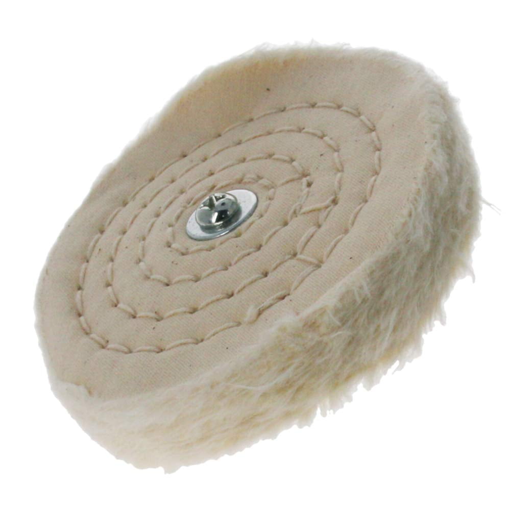 FENG4-Inch Buffing Polishing Pad Wheel Cotton with 1/4-inch Handle for ...