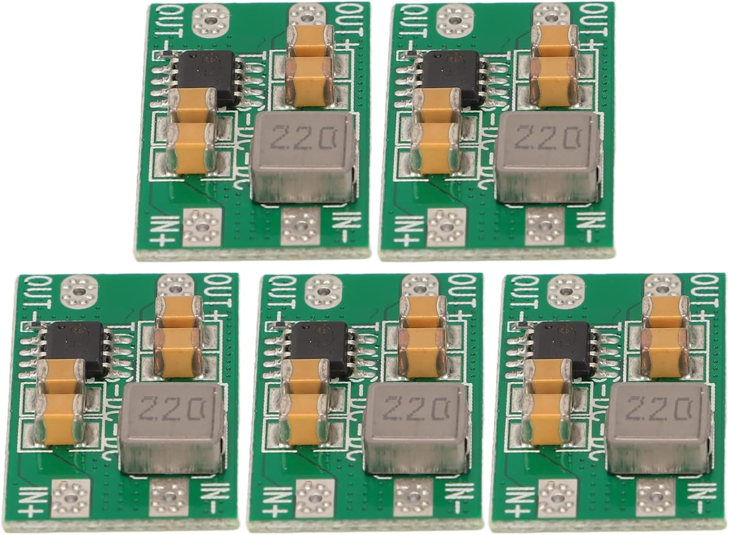 FENG5PCS DC to DC Module, 92% Conversion Efficiency High Frequency 12V ...