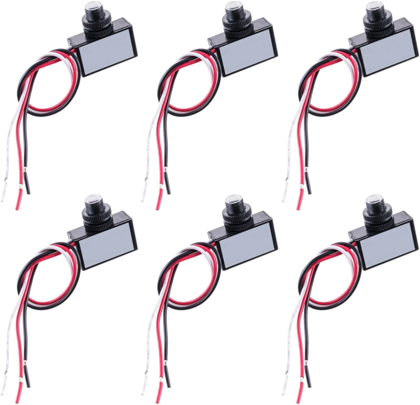FENG6PCS 120V AC Dusk to Dawn Sensor for Outdoor Lighting 105-130VAC ...