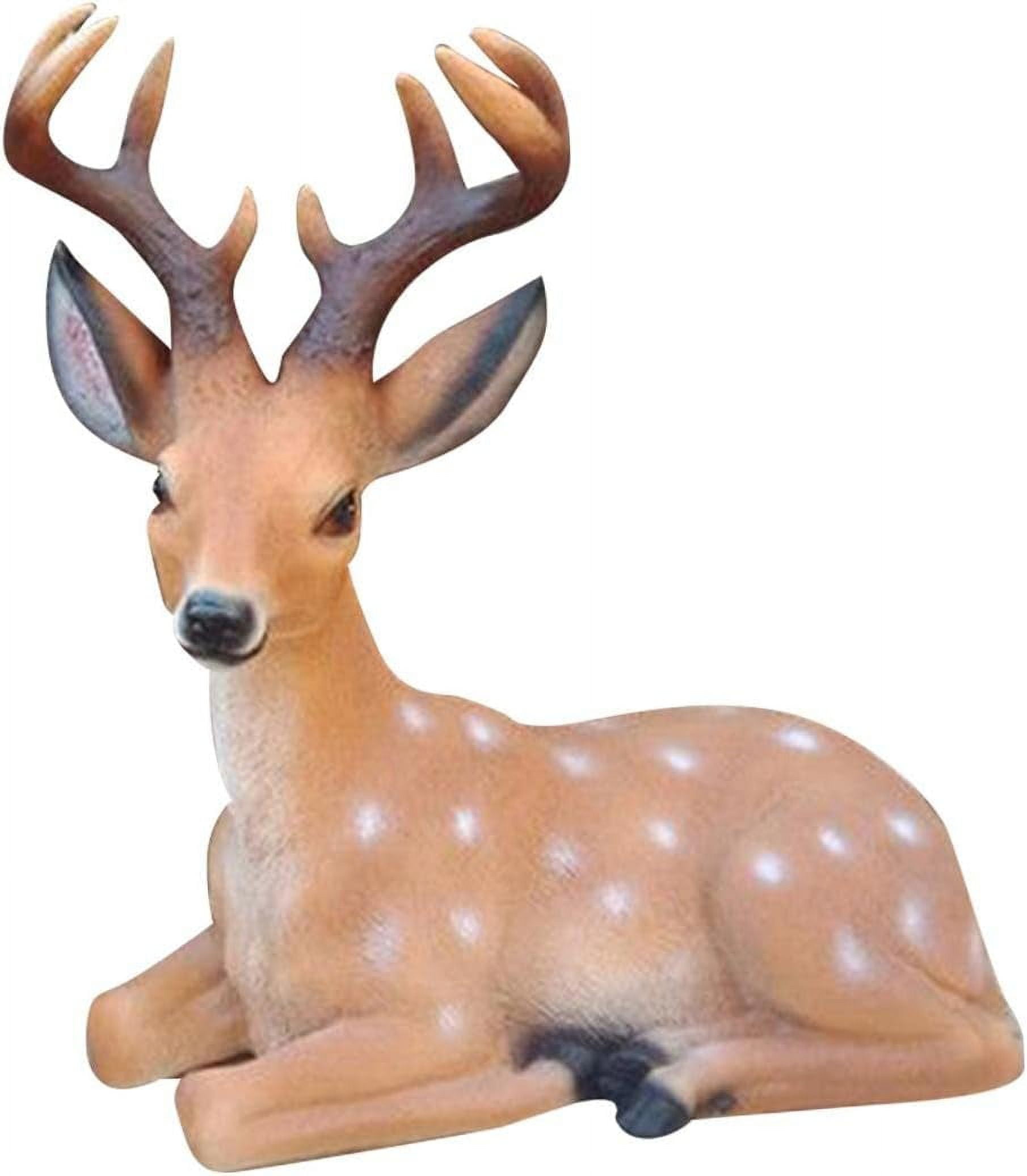 FENGAnimal Deer Statue Figurine Resin Garden Decoration for Deck Yard ... FENGAnimal Deer Statue Figurine Resin Garden Decoration for Deck Yard ...