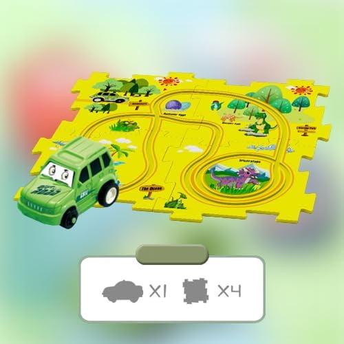FENGDIY Assembling Electric Trolley, Children's Educational Puzzle ...