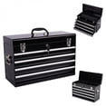 FENGFAN 21 Inch Heavy Duty Steel Tool Box 4 Drawers Ball Bearing Slide ...