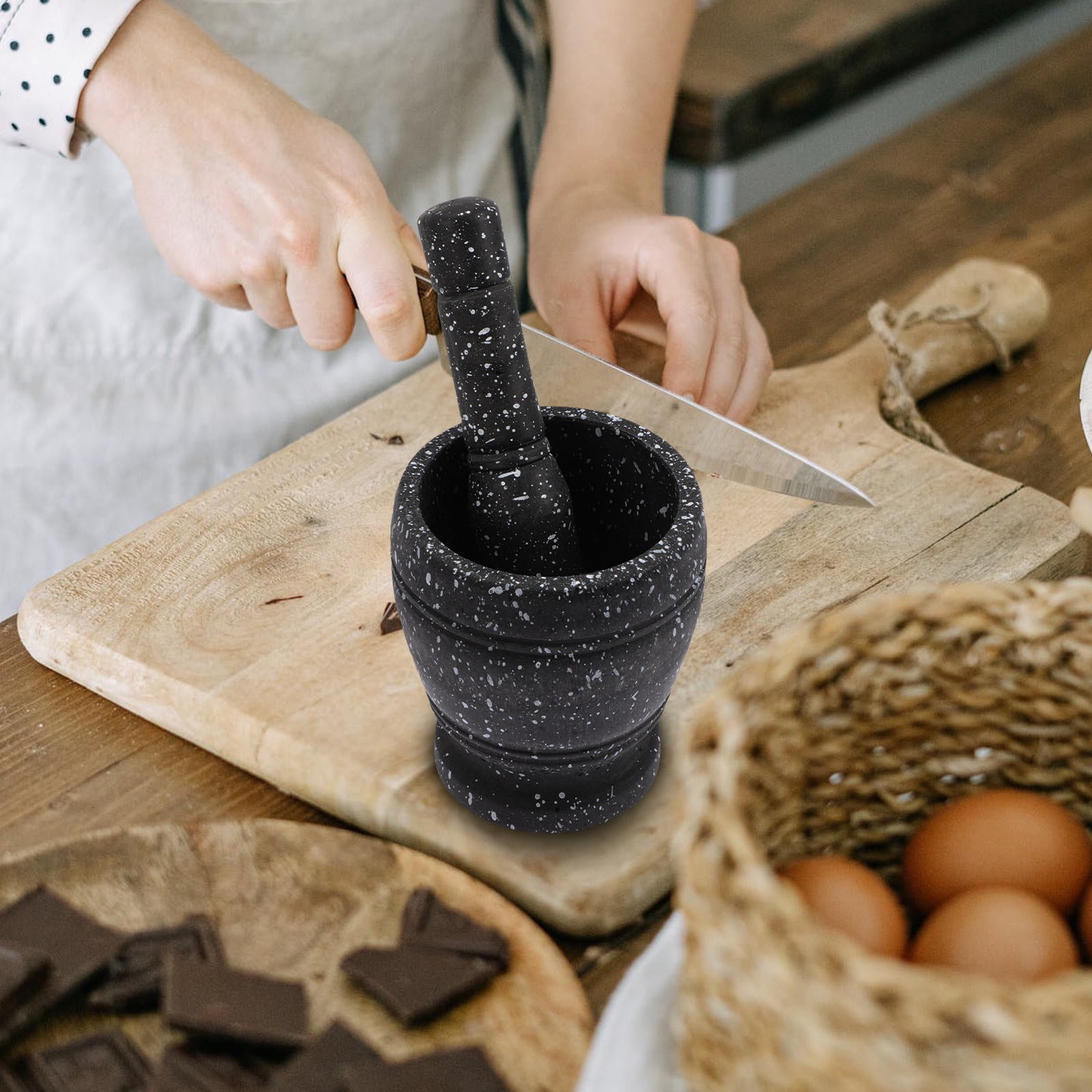 FENGGUIQU 1 Set of Grinding Pestle Kitchen Gadgets for Cooking Plastic ...