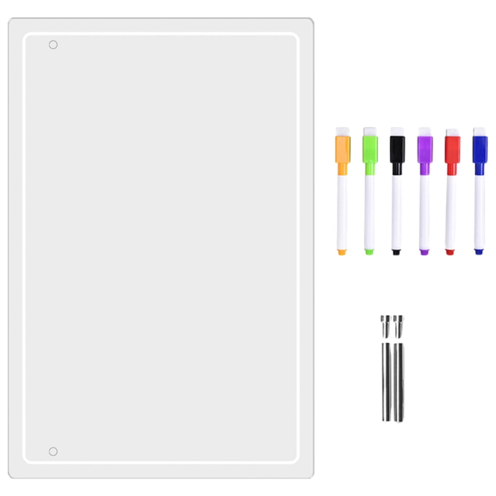 FENGGUIQU whiteboard weekly planner Writing Board Clear 1 Set Back to ...