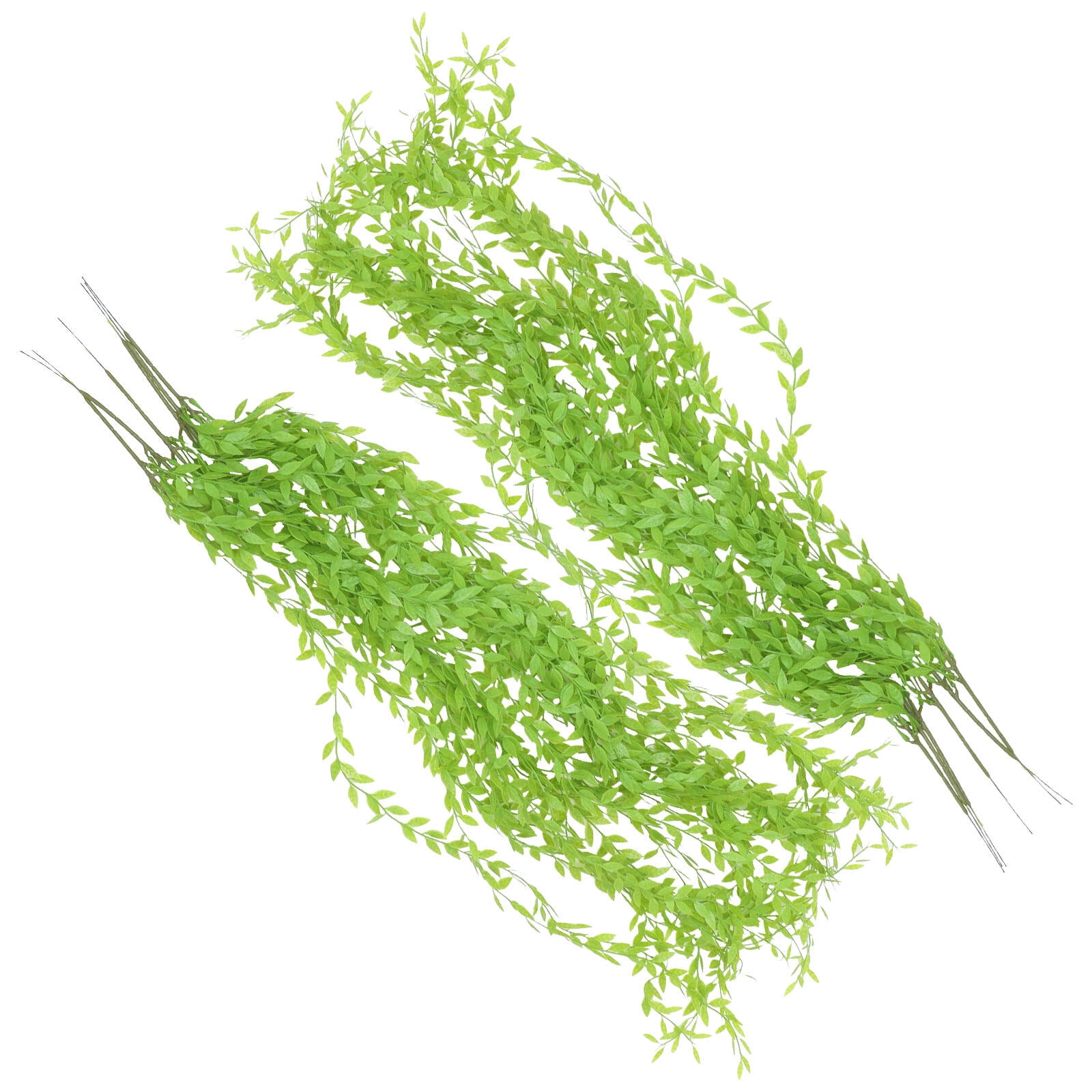 FENGGUIQU 12Pcs Green Artificial Vines Wall Hanging Decor Nonfading ...