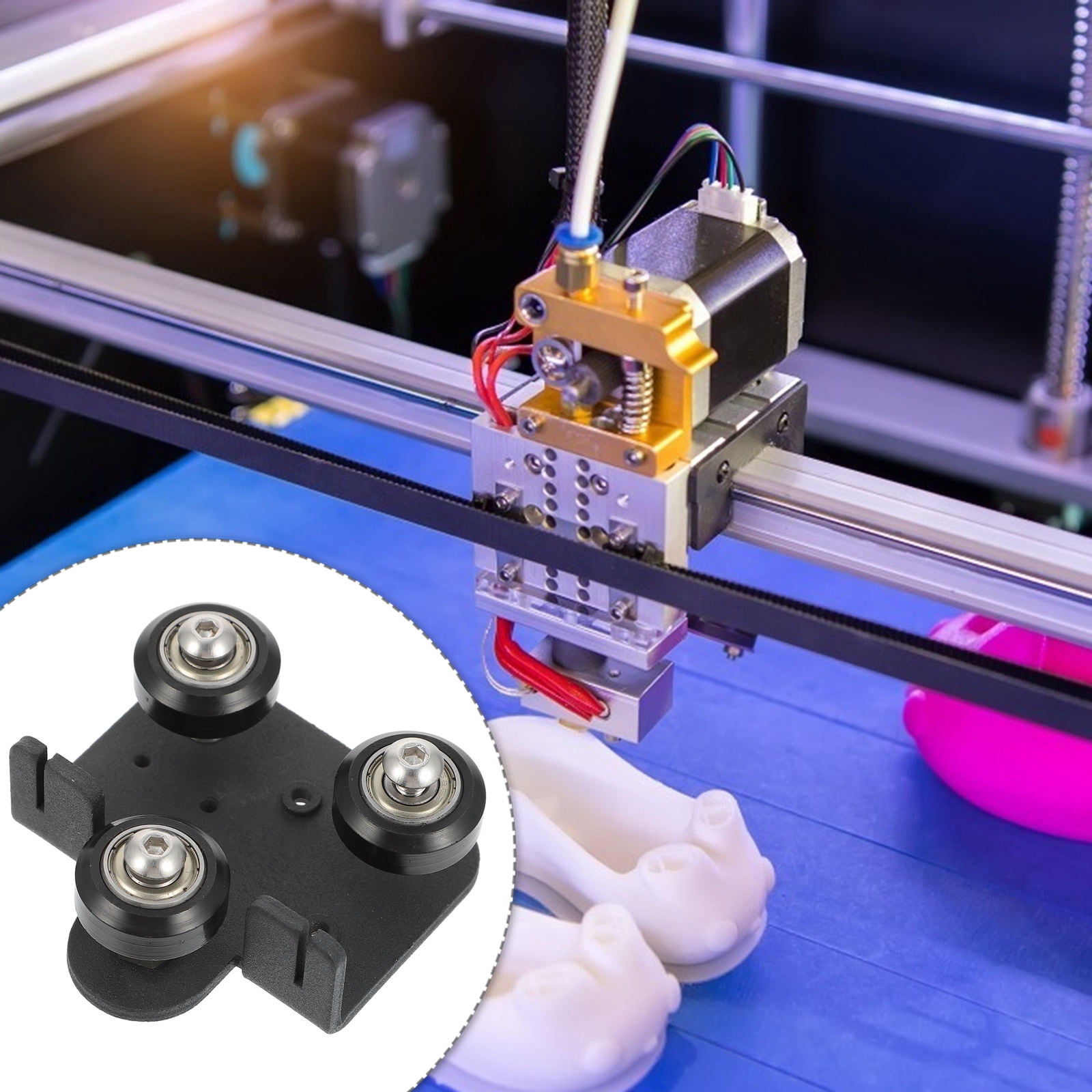 FENGGUIQU Metal Extruder Back Support Plate for 3D Printer Adjustable ...