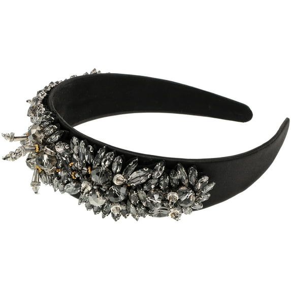 FENGGUIQU 1Pc Baroque Style Hairband Black Decorative Hair Hoop ...