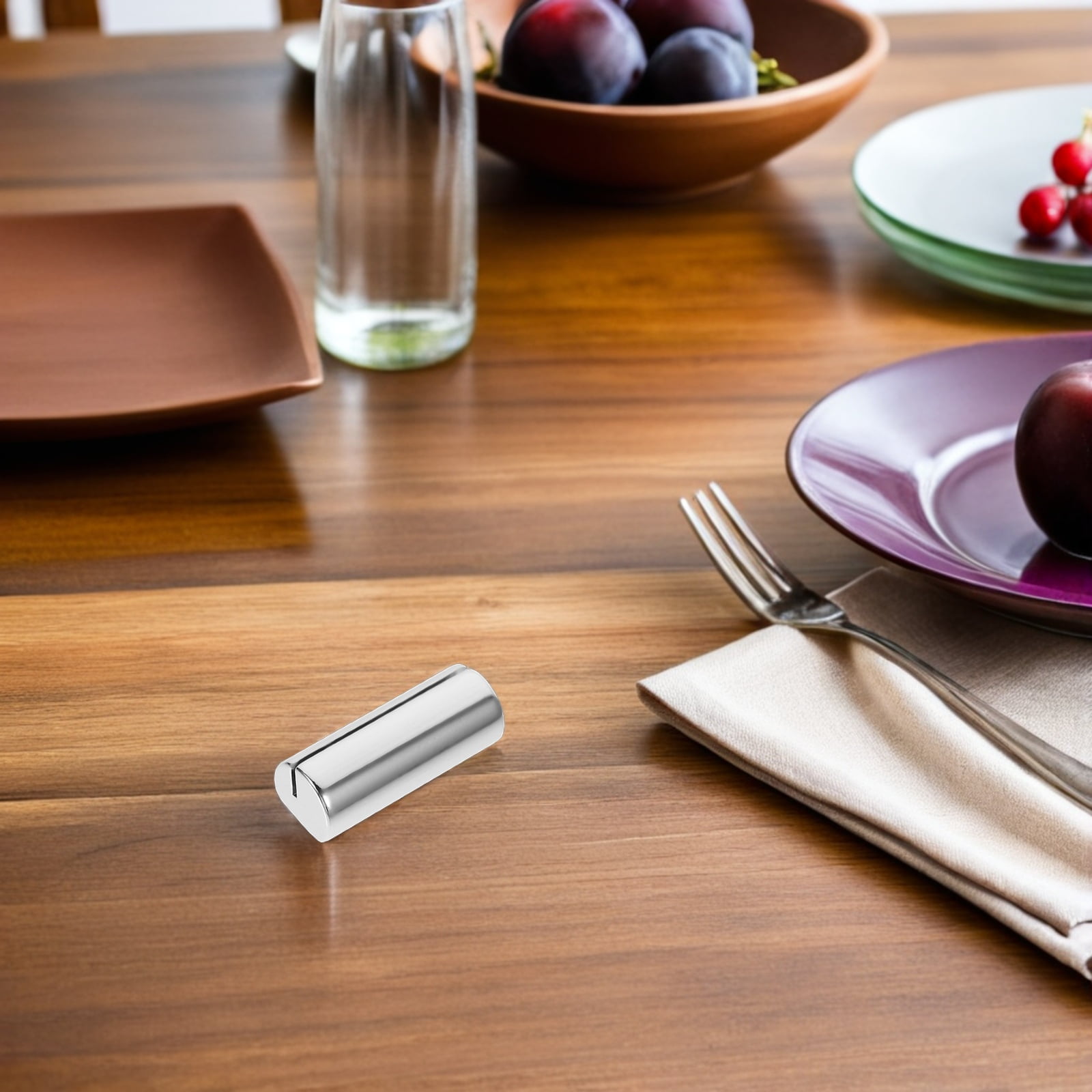 FENGGUIQU 1Pc Metal Label Holder Plated Silver Price Tag Clamp with ...