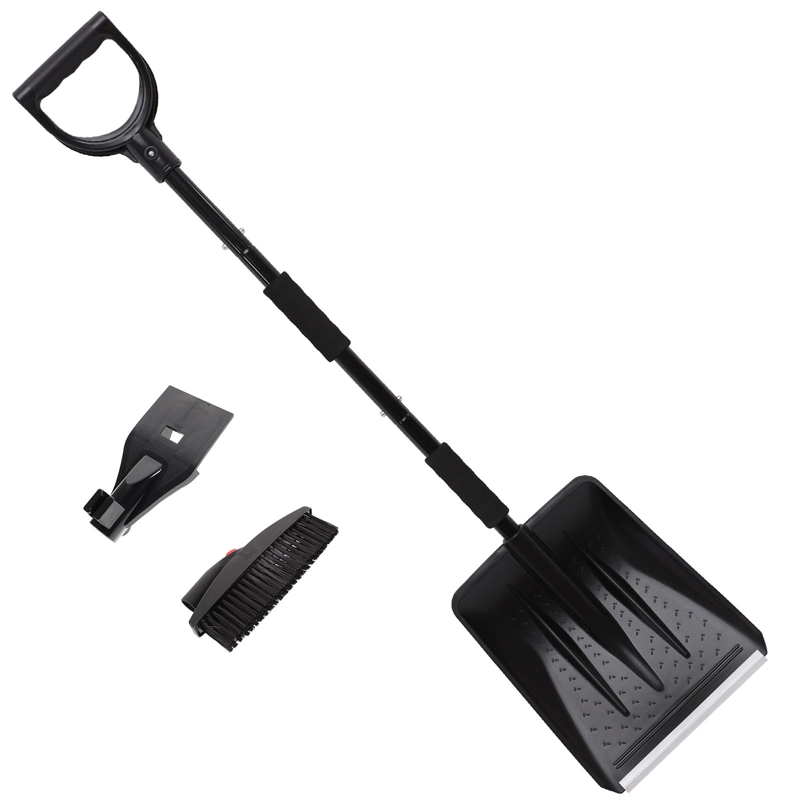 FENGGUIQU 1Set Ergonomic Black Snow Shovel for Car Snow and Ice Removal ...