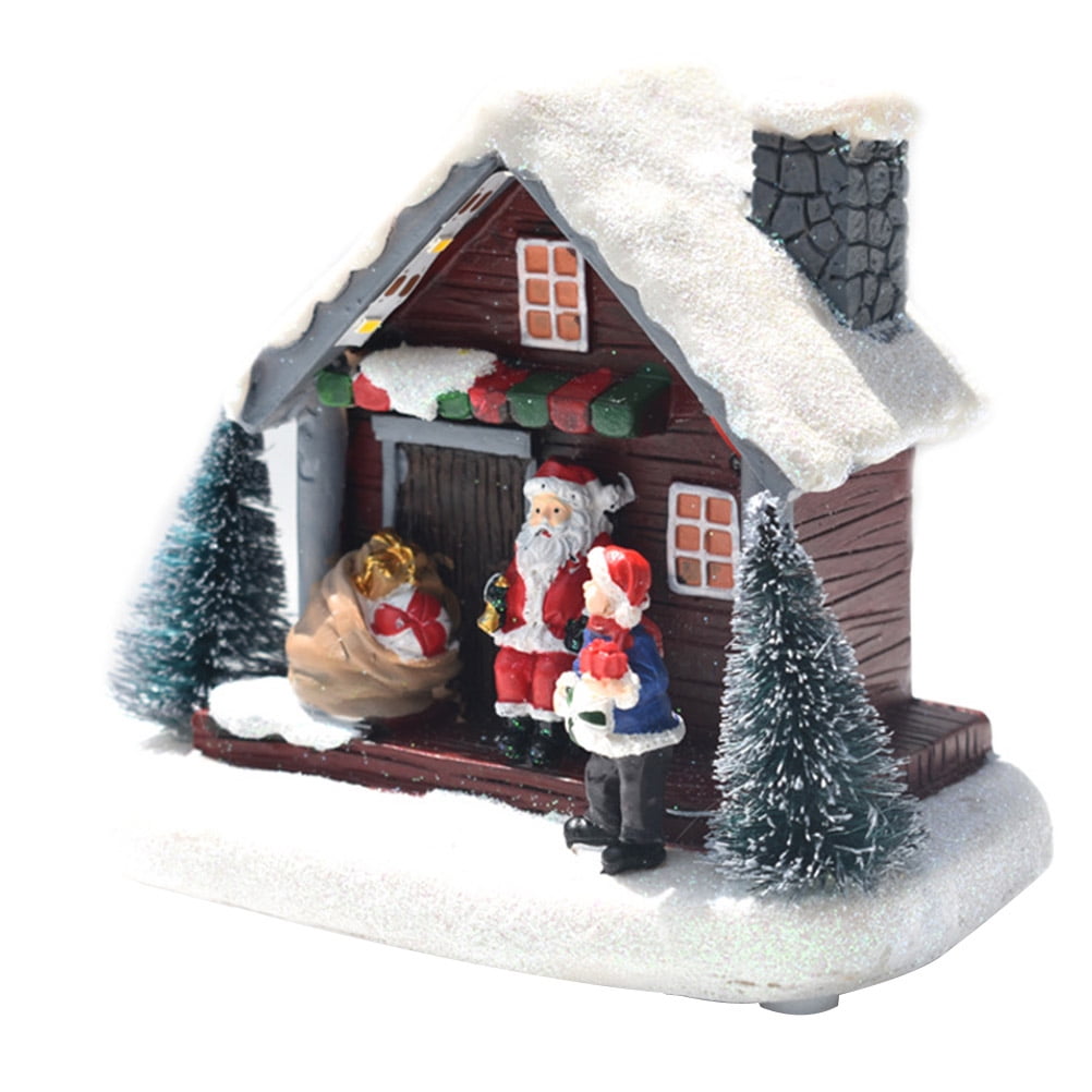 FENGGUIQU 1Set Miniature Decor Assorted Color Luminous House Shape for Adults - Walmart.com