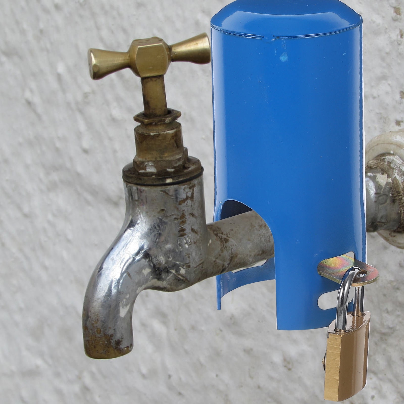 FENGGUIQU 1Set Water Faucet Lock for Outdoor Use Bib Lock Protects ...