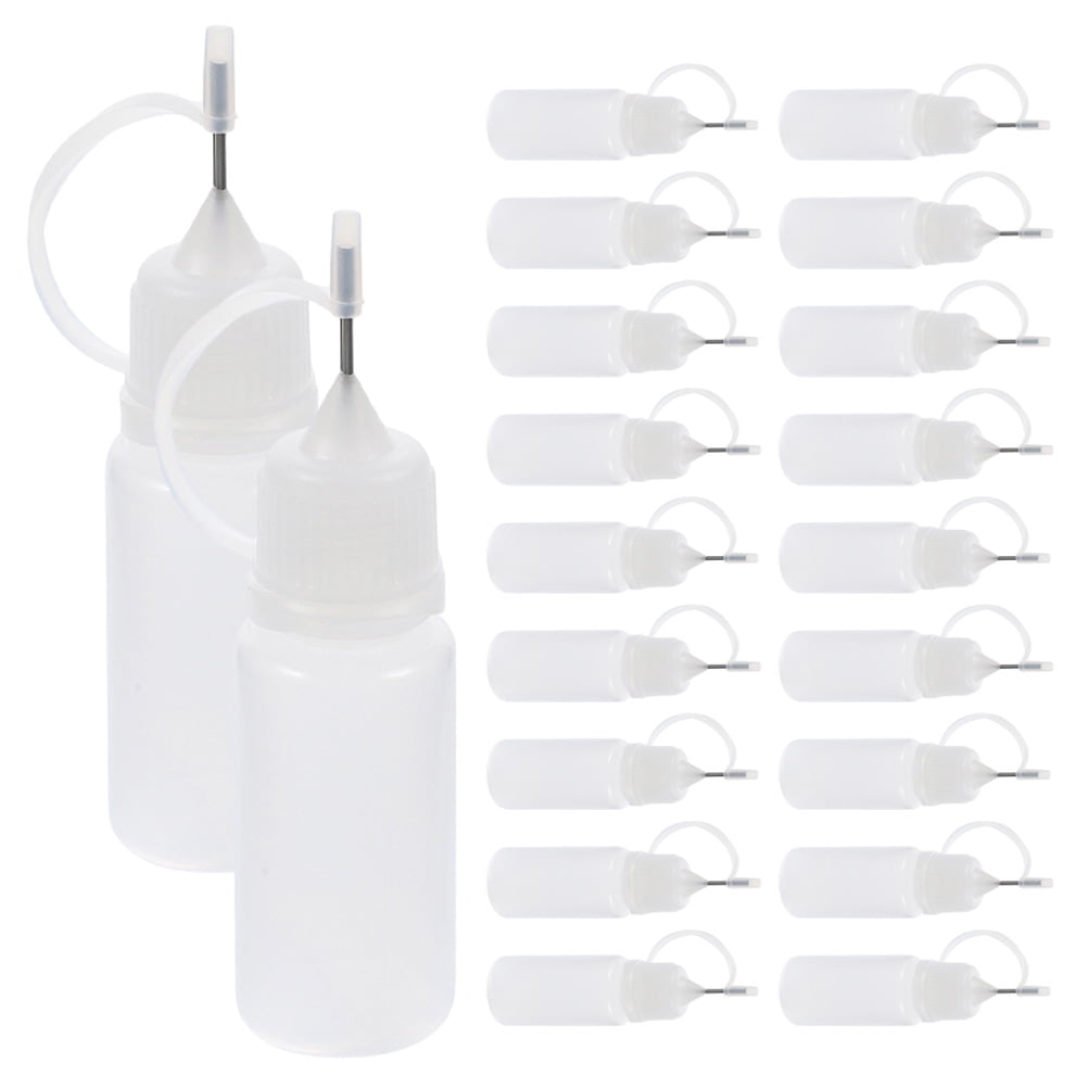 FENGGUIQU 20 Pcs Precision Tip Bottles for Liquid Dispensing in DIY ...