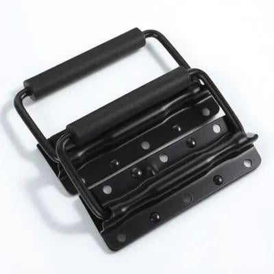 FENGGUIQU 2-Pack Black Metal Spring Loaded Handles for Storage Boxes ...
