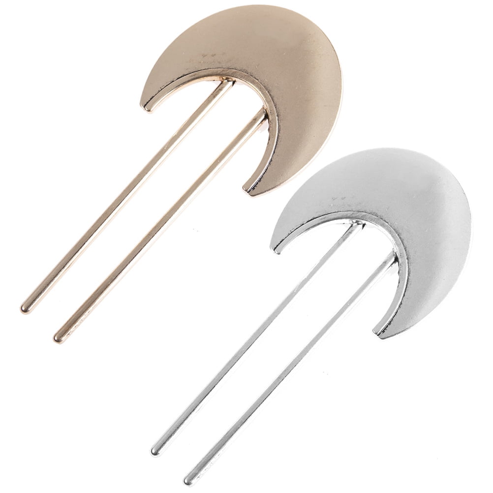 FENGGUIQU 2Pcs Hair Sticks for Buns Chinese Fan Shaped Hair Fork Pins ...