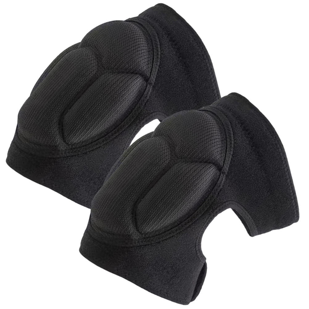 FENGGUIQU 2Pcs Mens Knee Pads for Work Black Breathable Knee Support ...