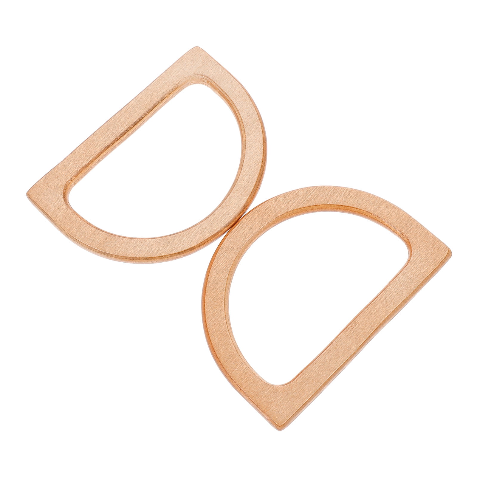 FENGGUIQU 2Pcs Wooden D Ring Bag Handles Light Brown for Carrying Bag ...