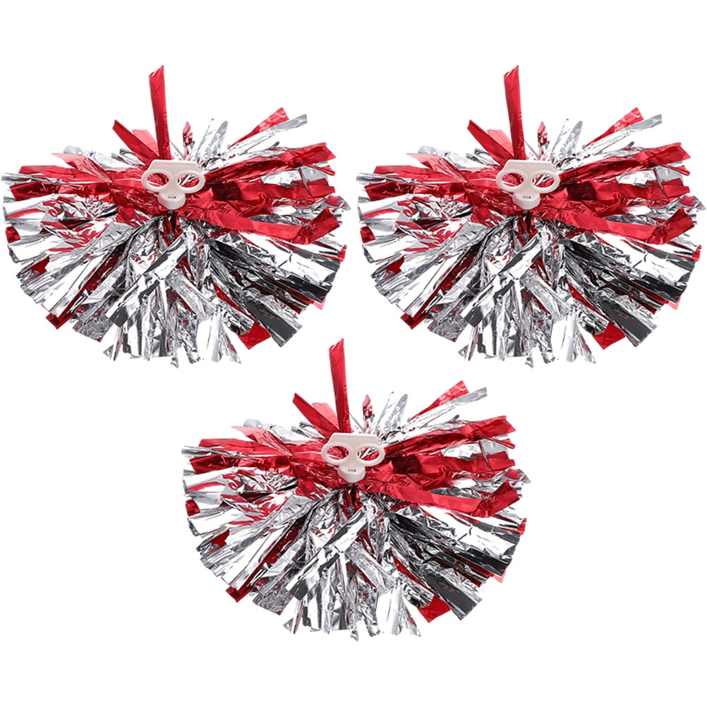 FENGGUIQU Set of 3 Red Plastic Cheerleading Props for Dance and Dancers ...