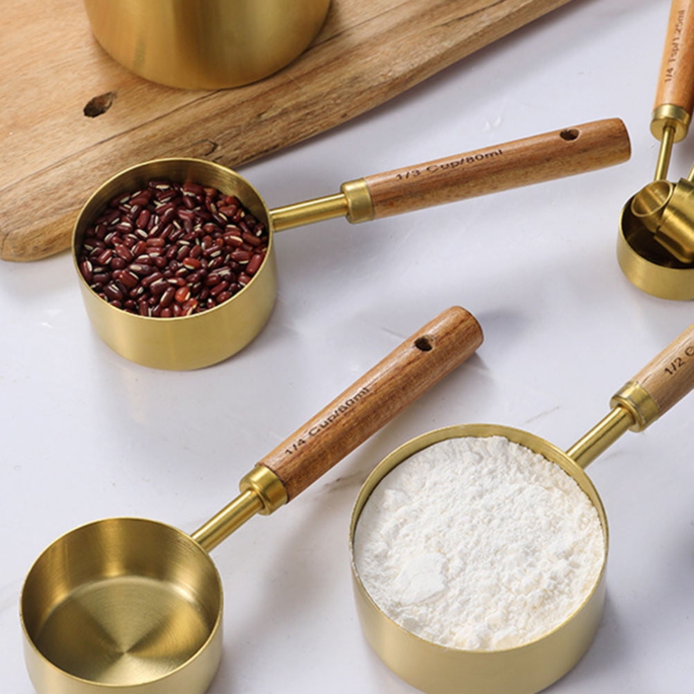 FENGGUIQU 4-Piece Kitchen Measuring Spoons Set in Color, Perfect for ...
