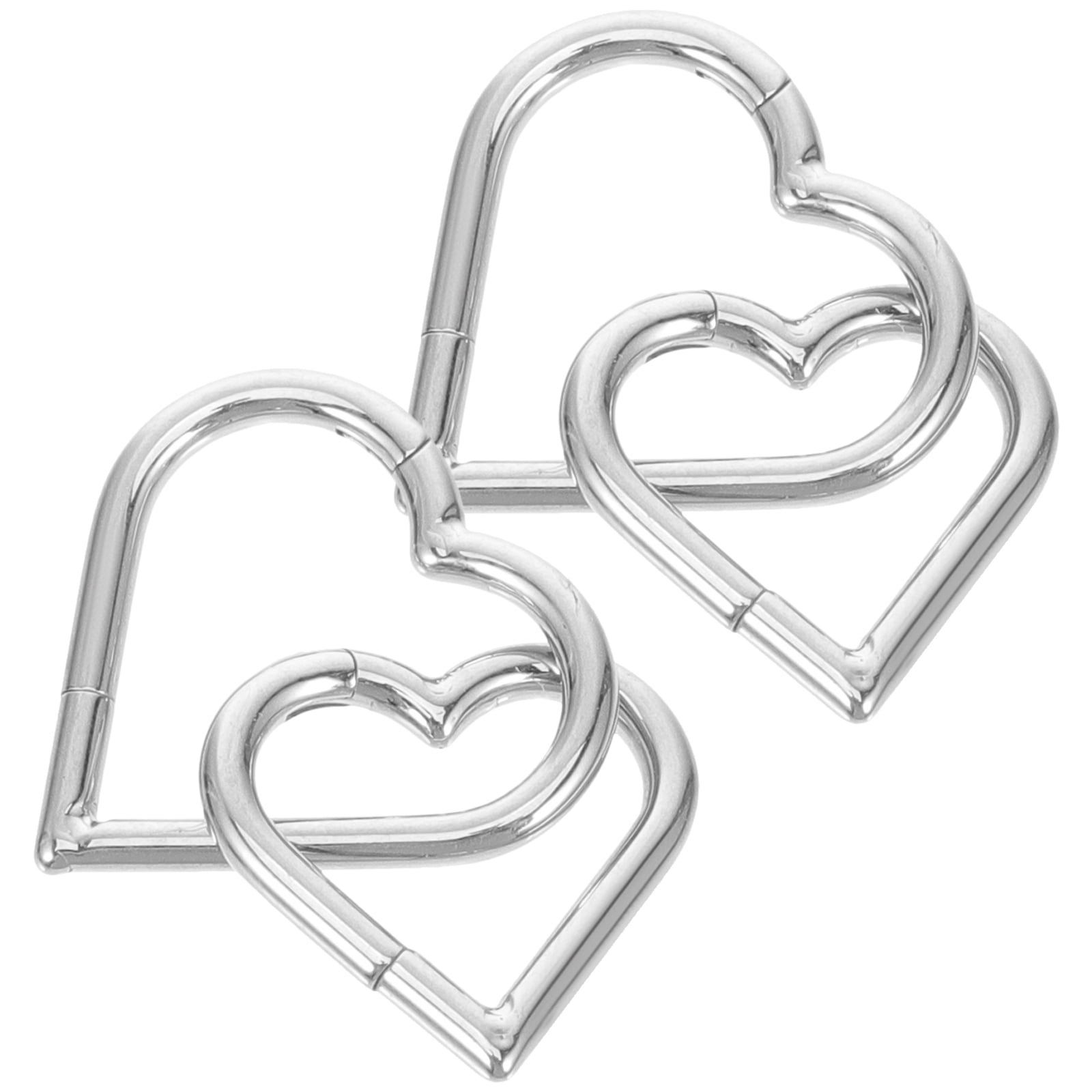 FENGGUIQU 4pcs Nose Piercings Jewelry Titanium Steel For Women Daily ...