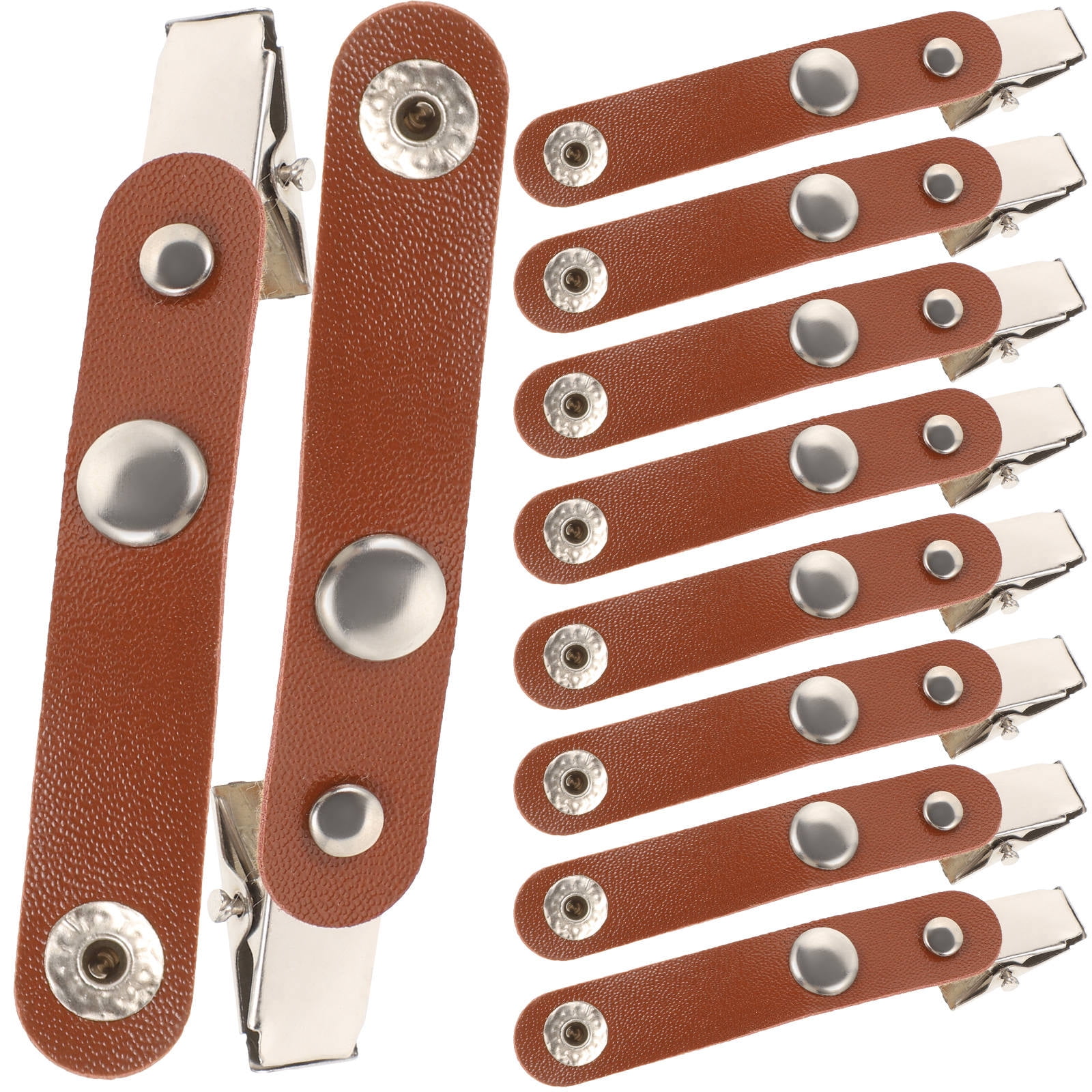 FENGGUIQU 50Pcs Name Tag Holders with Clip Lightweight Id Badge Clips ...