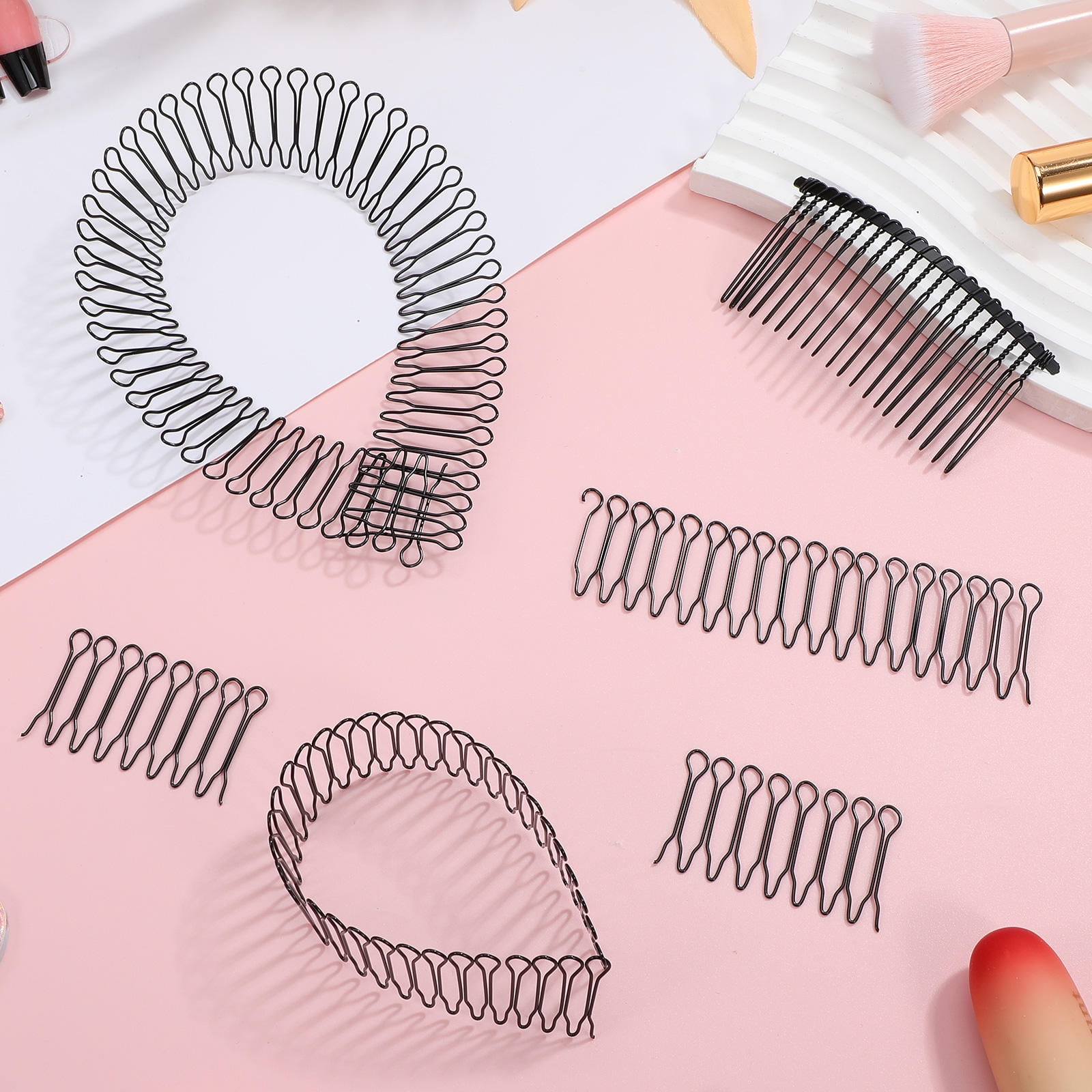 FENGGUIQU 5Pcs Hair Styling U Shape Hair Clips for Daily Use Hair ...