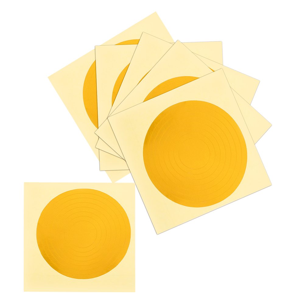 FENGGUIQU 6-Pack Yellow Reflective Pressure Stickers for Industrial ...