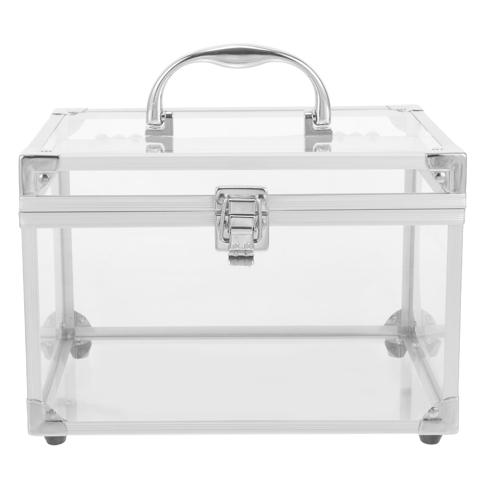 FENGGUIQU Acrylic CDs Box Transperant Portable Baffleless Storage ...