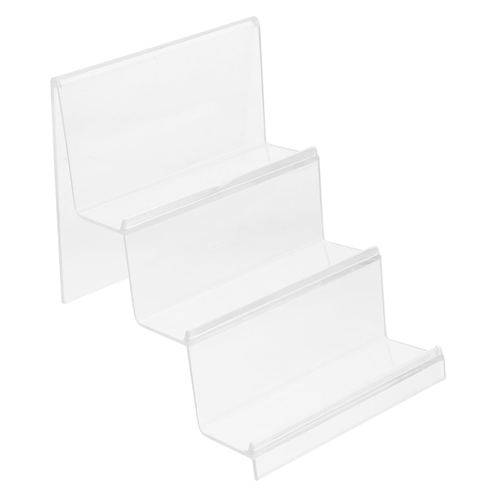 FENGGUIQU Clear Three Tier Wallet Display Stand with Construction for ...