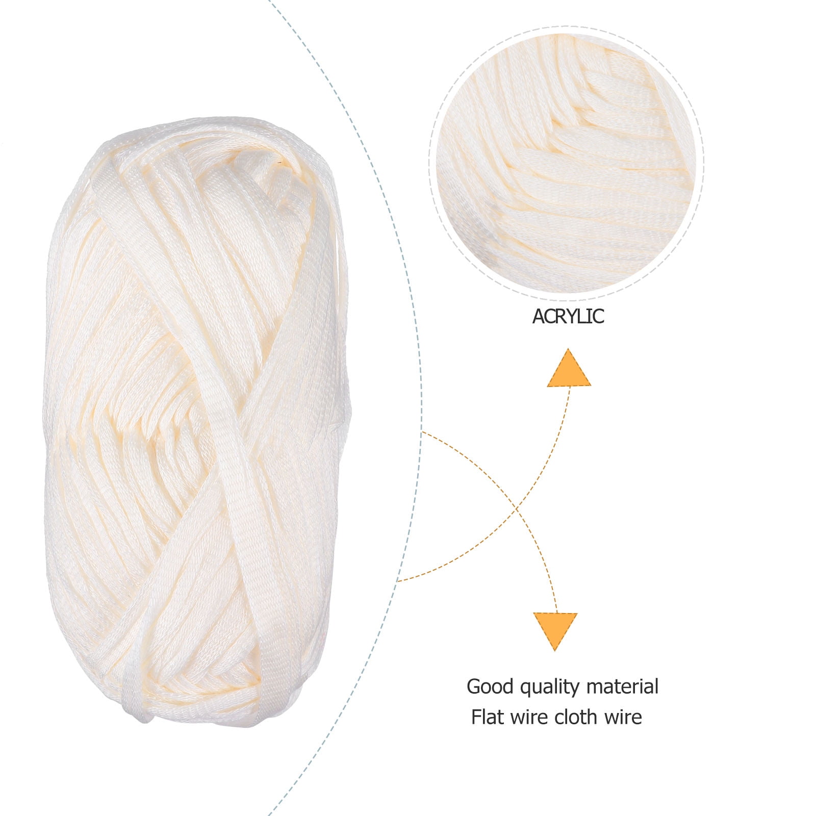 FENGGUIQU Durable White Cotton Cord for DIY Craft Soft Braided String ...