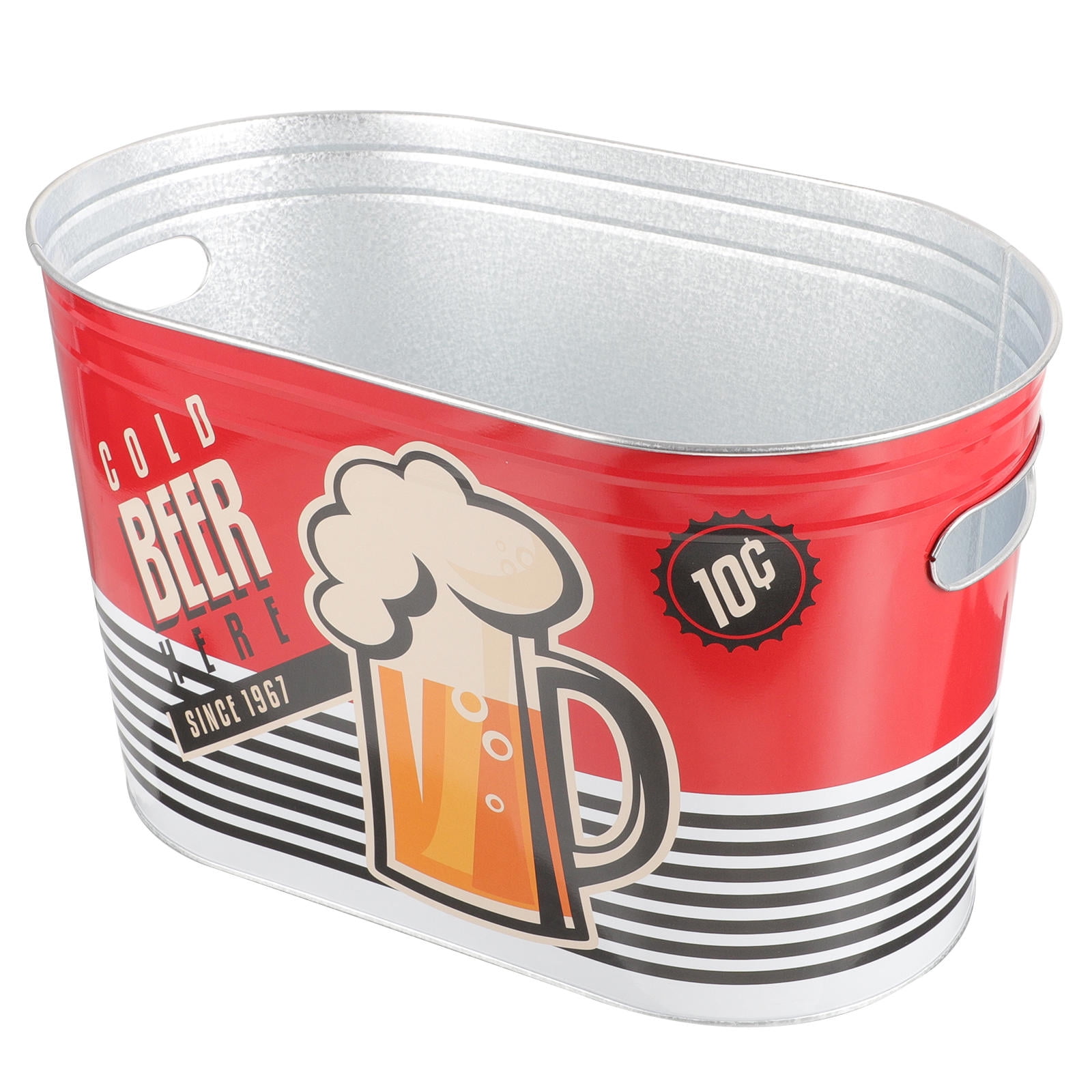 FENGGUIQU Metal Ice Cube Bucket for Cocktail Bar and Party Storage ...