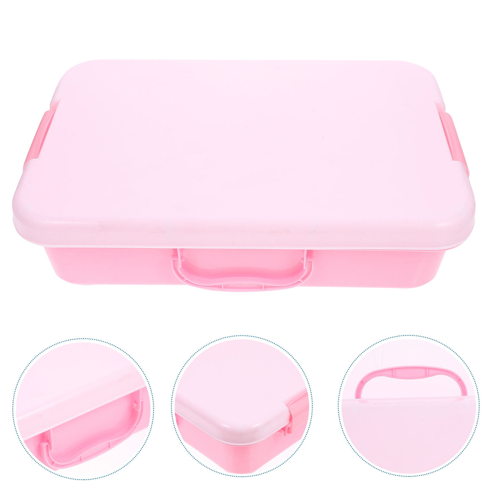FENGGUIQU Pink Handheld Sand Tray Portable Sandbox with Lid for Home ...
