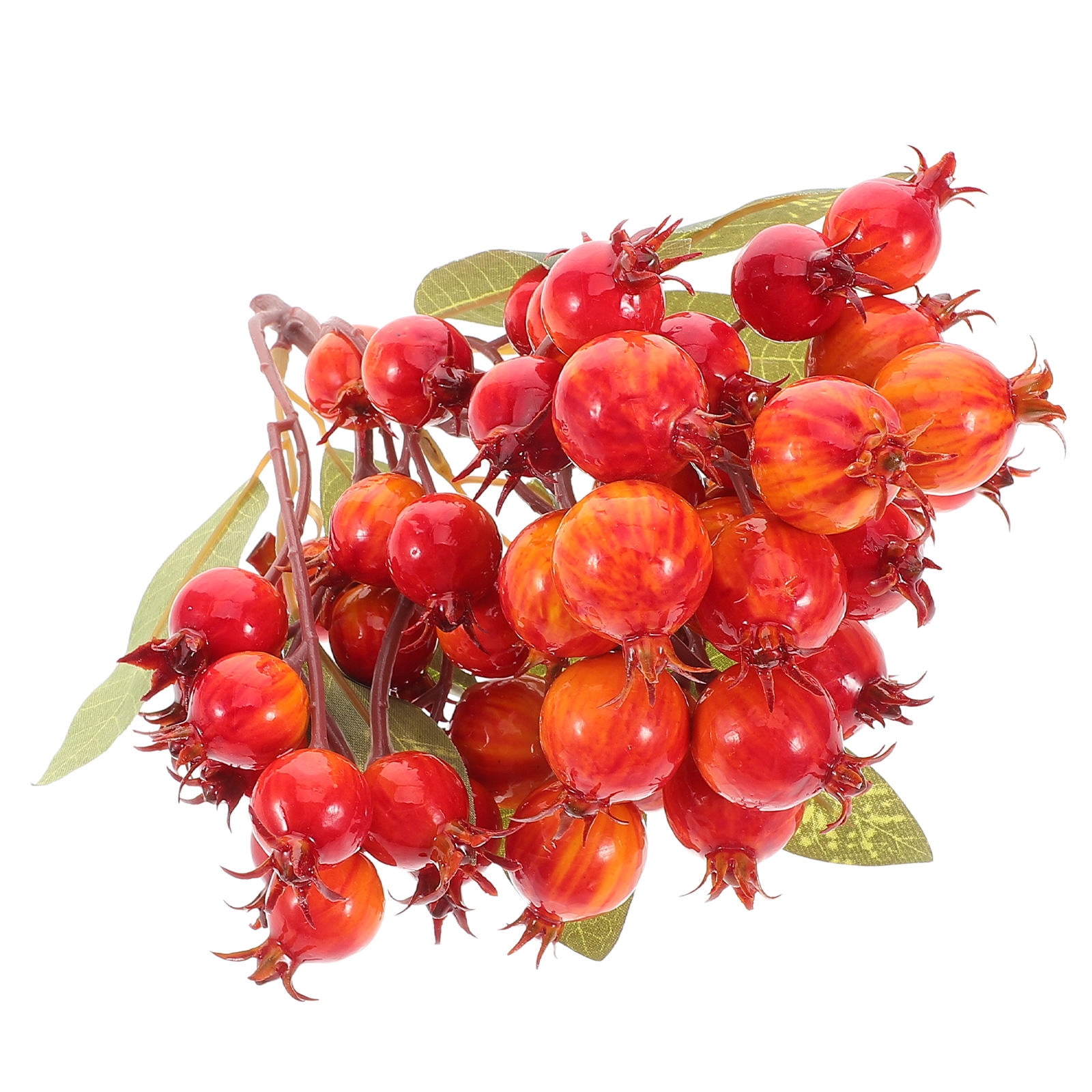 FENGGUIQU Pomegranate Artificial Branch Shape Wedding Decoration Yellow ...